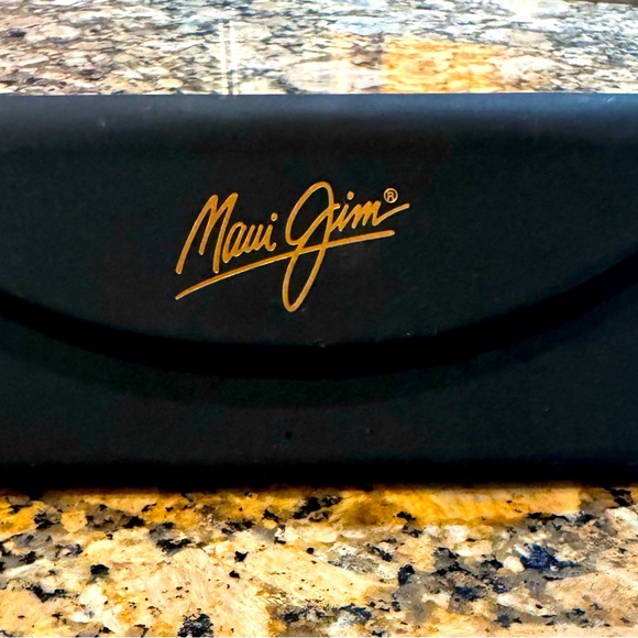 Maui Jim | Other | Maui Jim Black And Gold Sunglasses Case Brand New ...